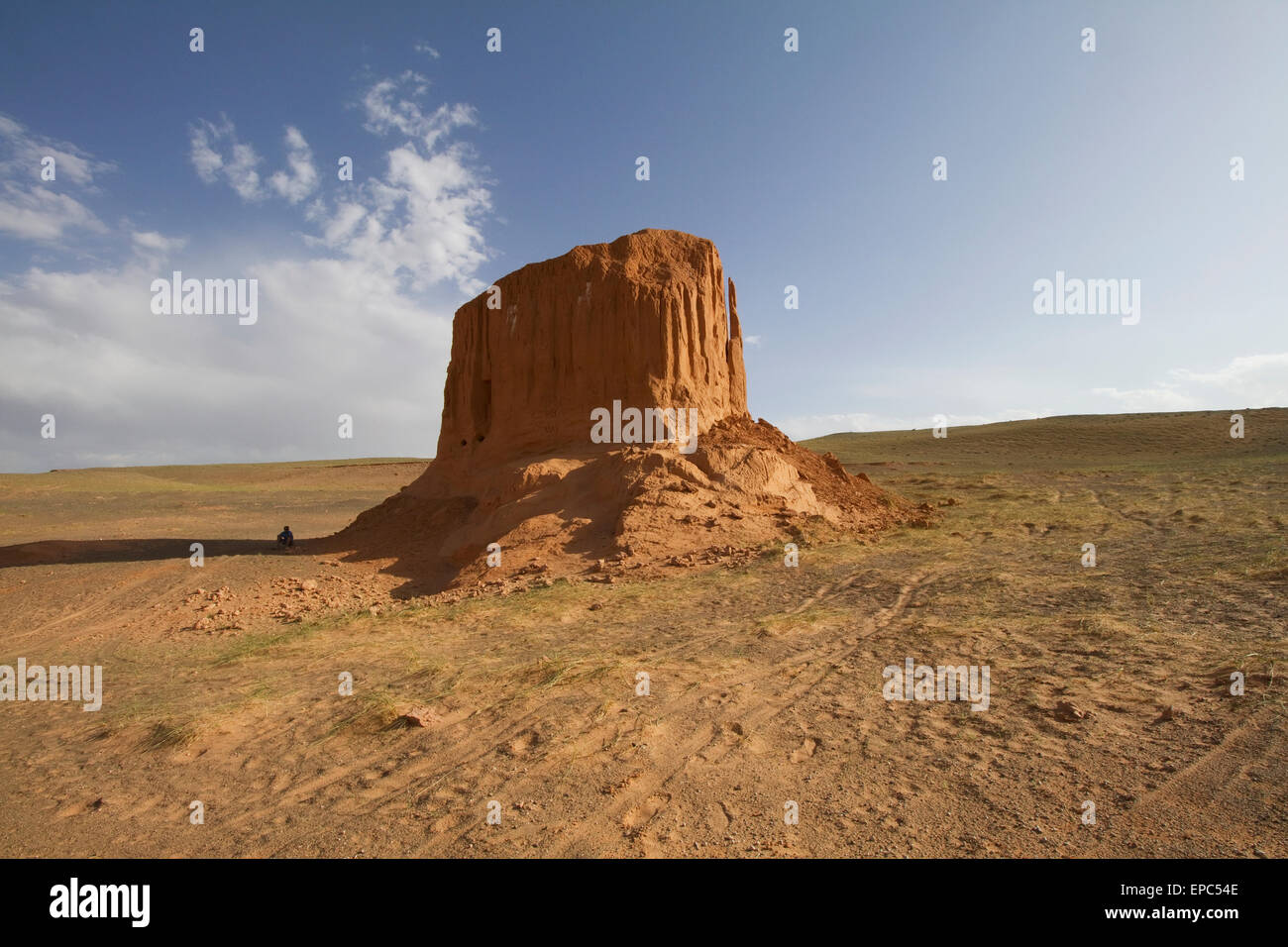 Flaming Cliffs, Bayanzag, South Gobi Province, Mongolia Stock Photo - Alamy