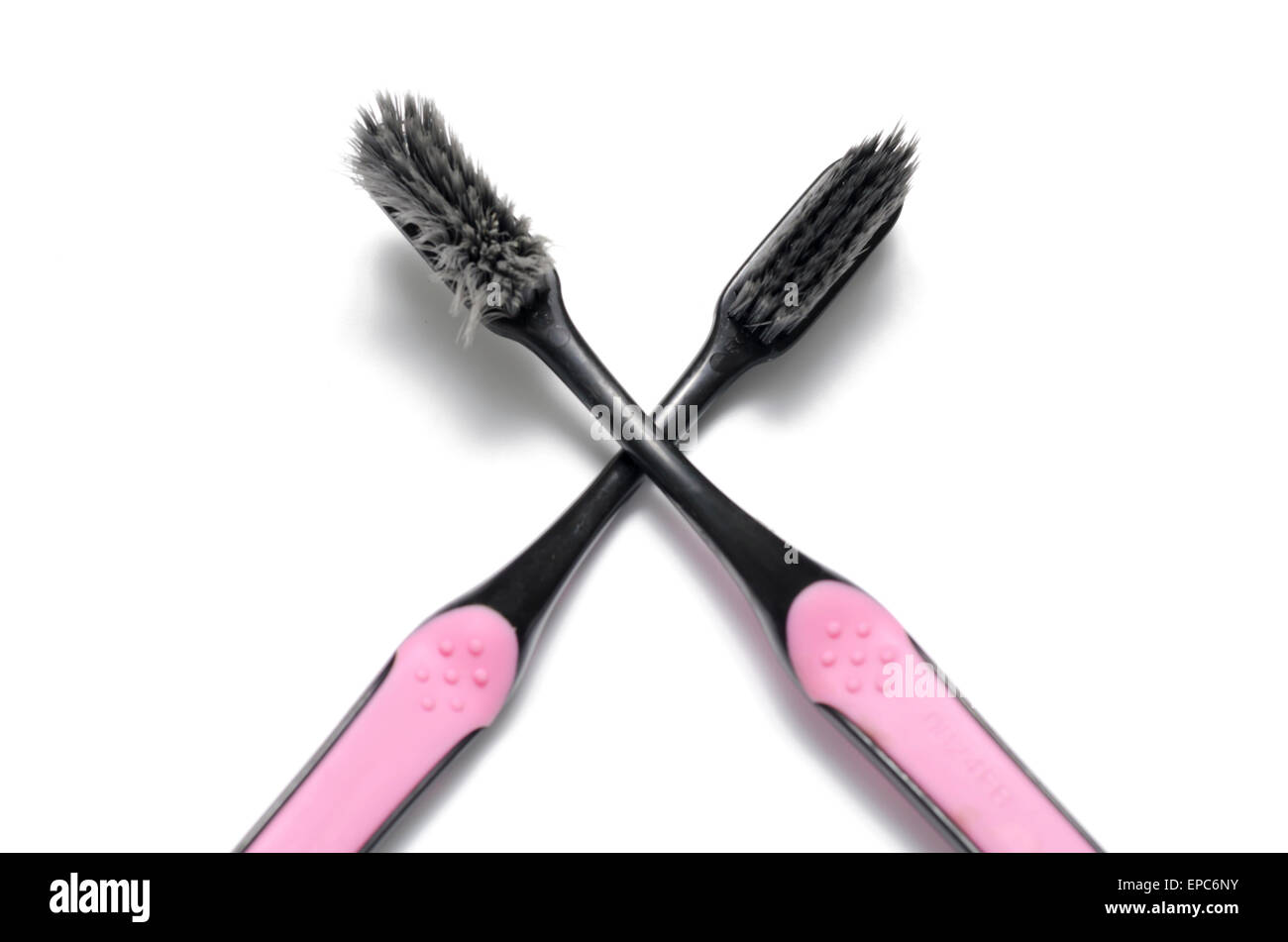 tooth brush on a white background Stock Photo - Alamy