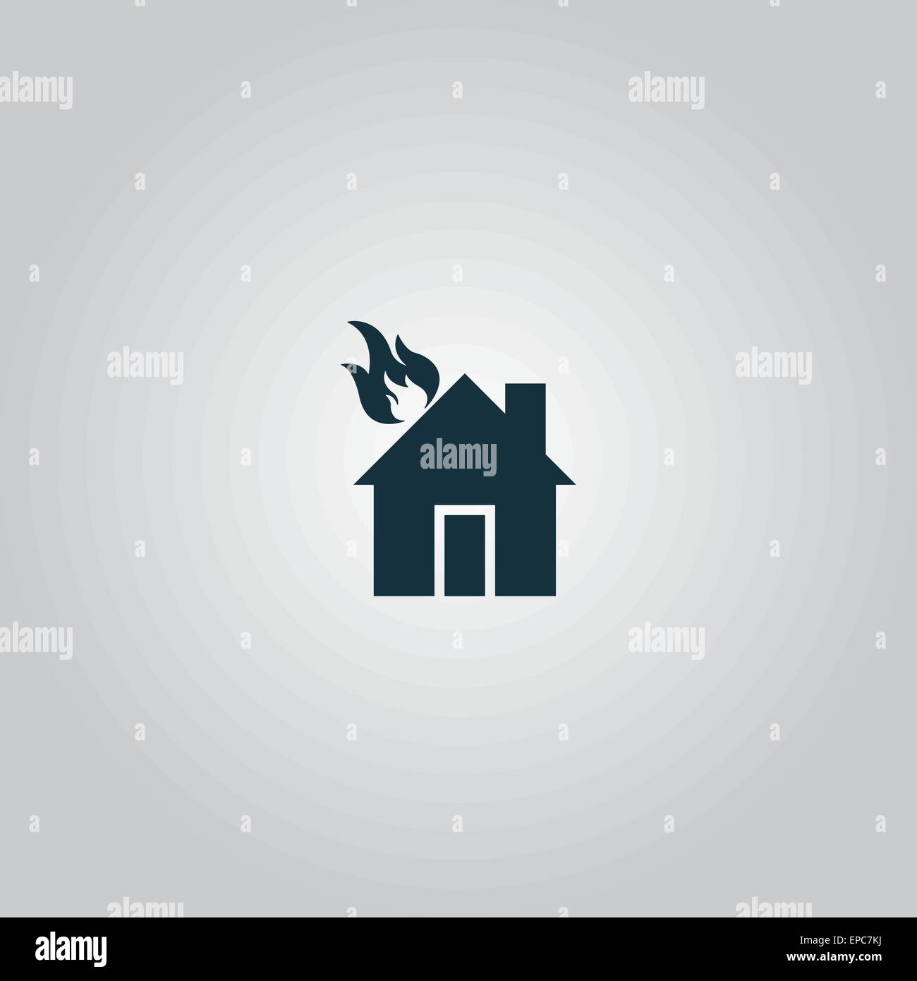 House on fire vector icon Stock Vector Image & Art - Alamy