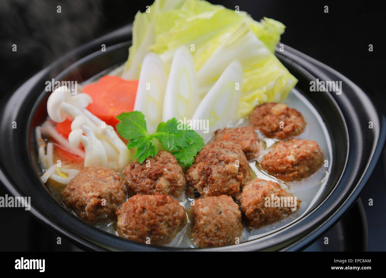Close up dumplings meat hi-res stock photography and images - Alamy