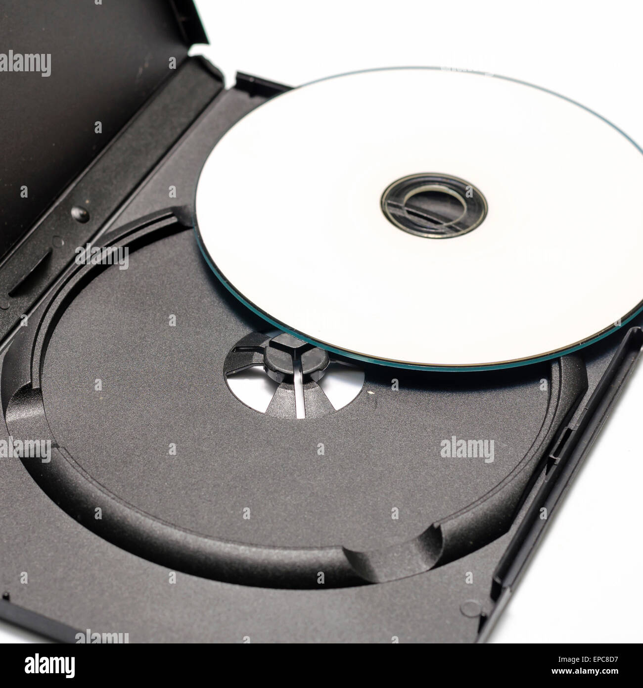 dvd case on a white background Stock Photo - Alamy