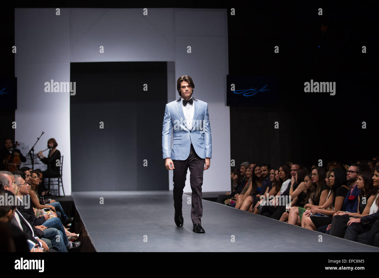 Santo Domingo, Dominican Republic. 15th May, 2015. A model presents a ...