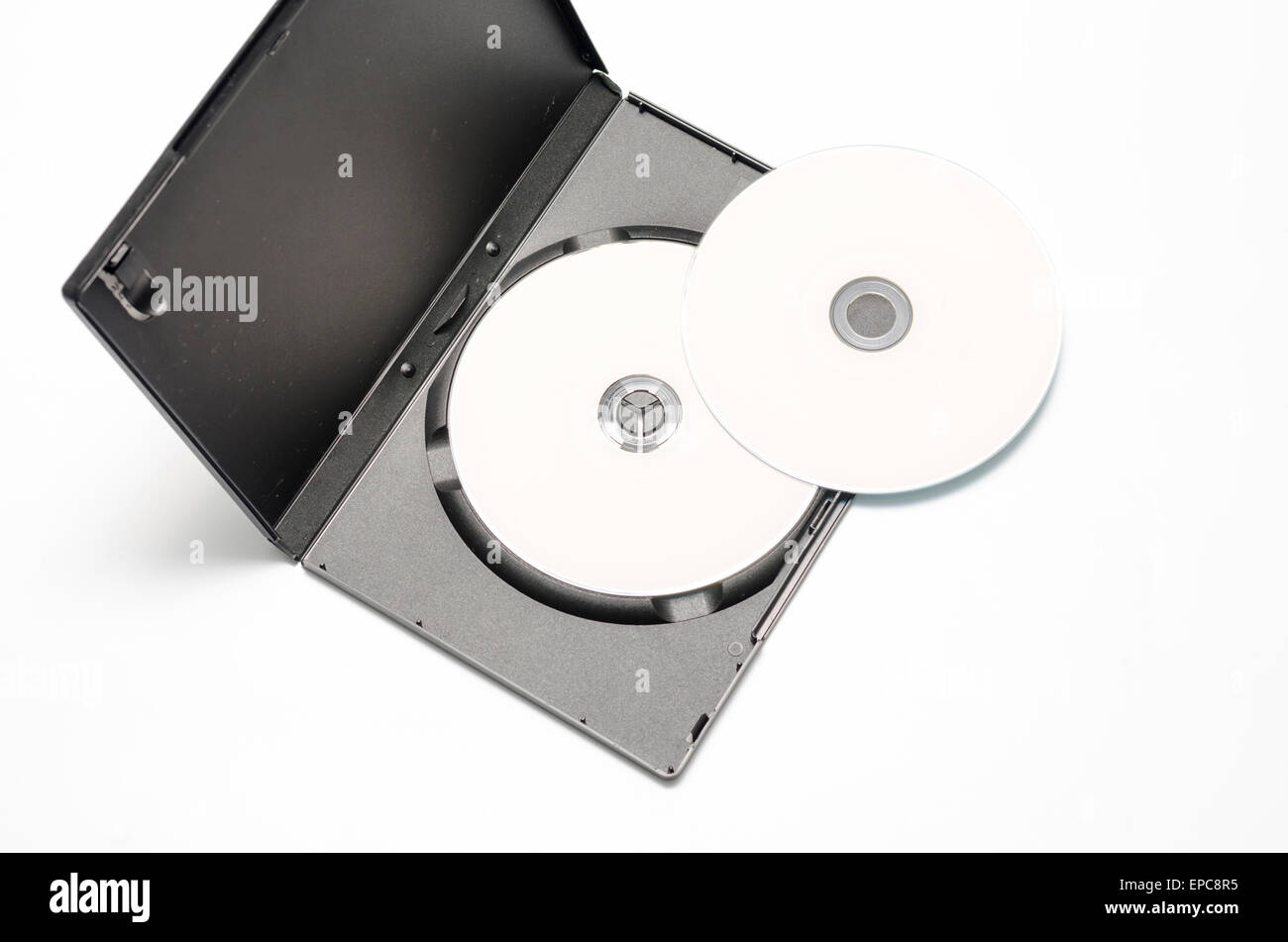 dvd case on a white background Stock Photo - Alamy