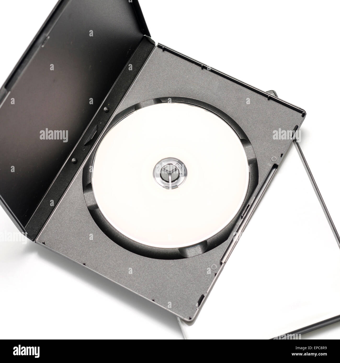 dvd case on a white background Stock Photo - Alamy