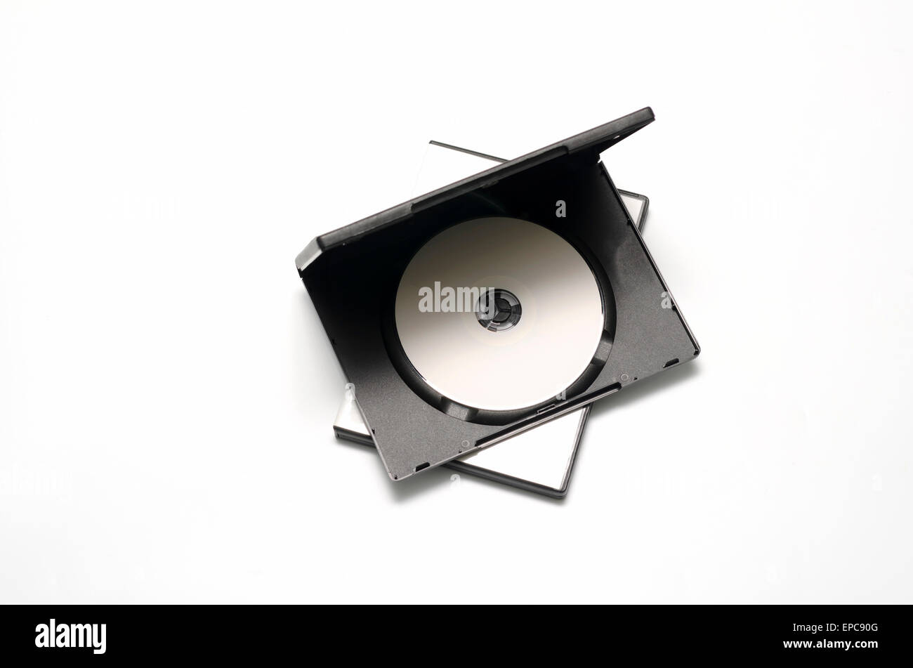 dvd case on a white background Stock Photo - Alamy