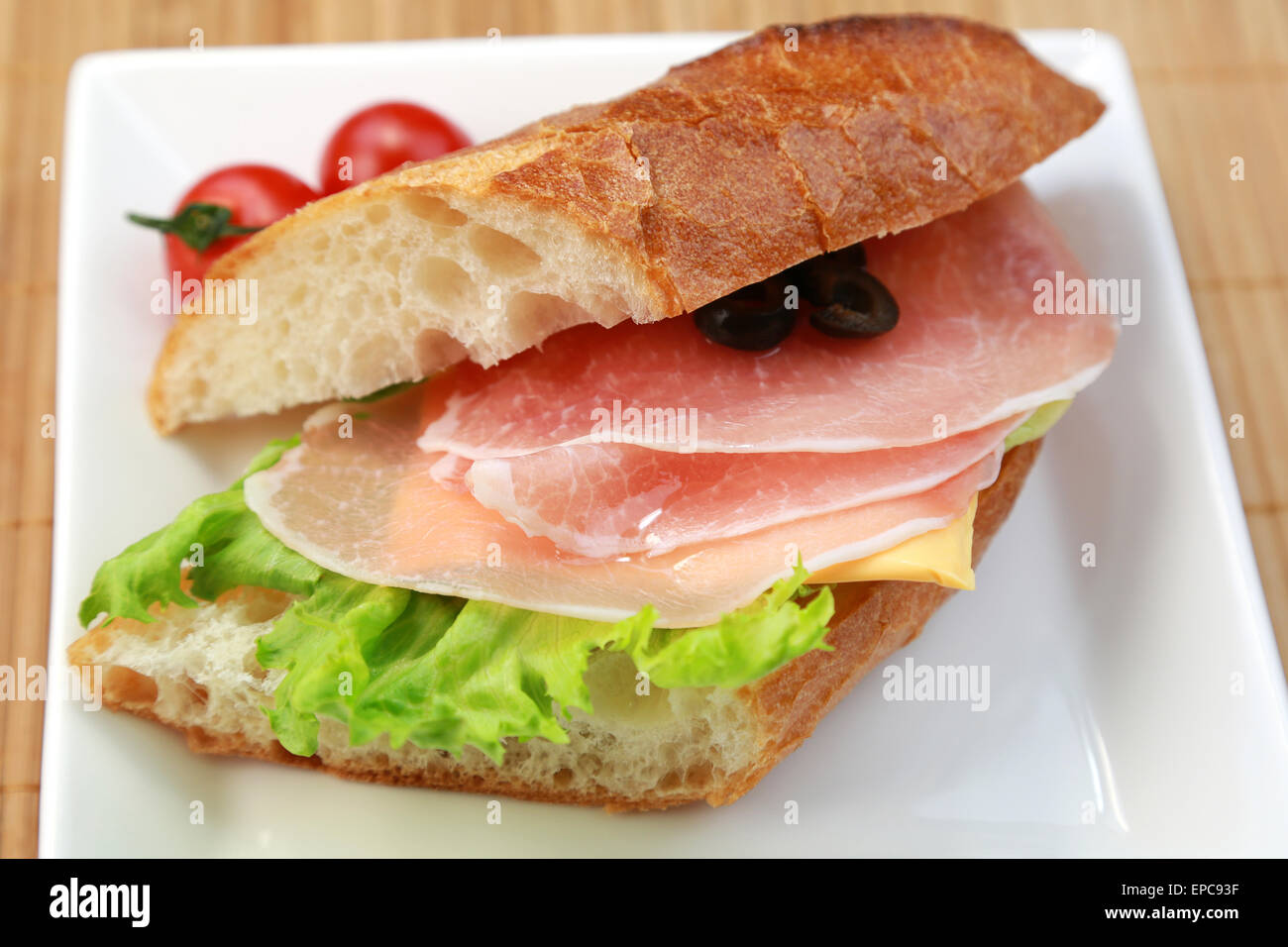Ham sandwich hi-res stock photography and images - Alamy