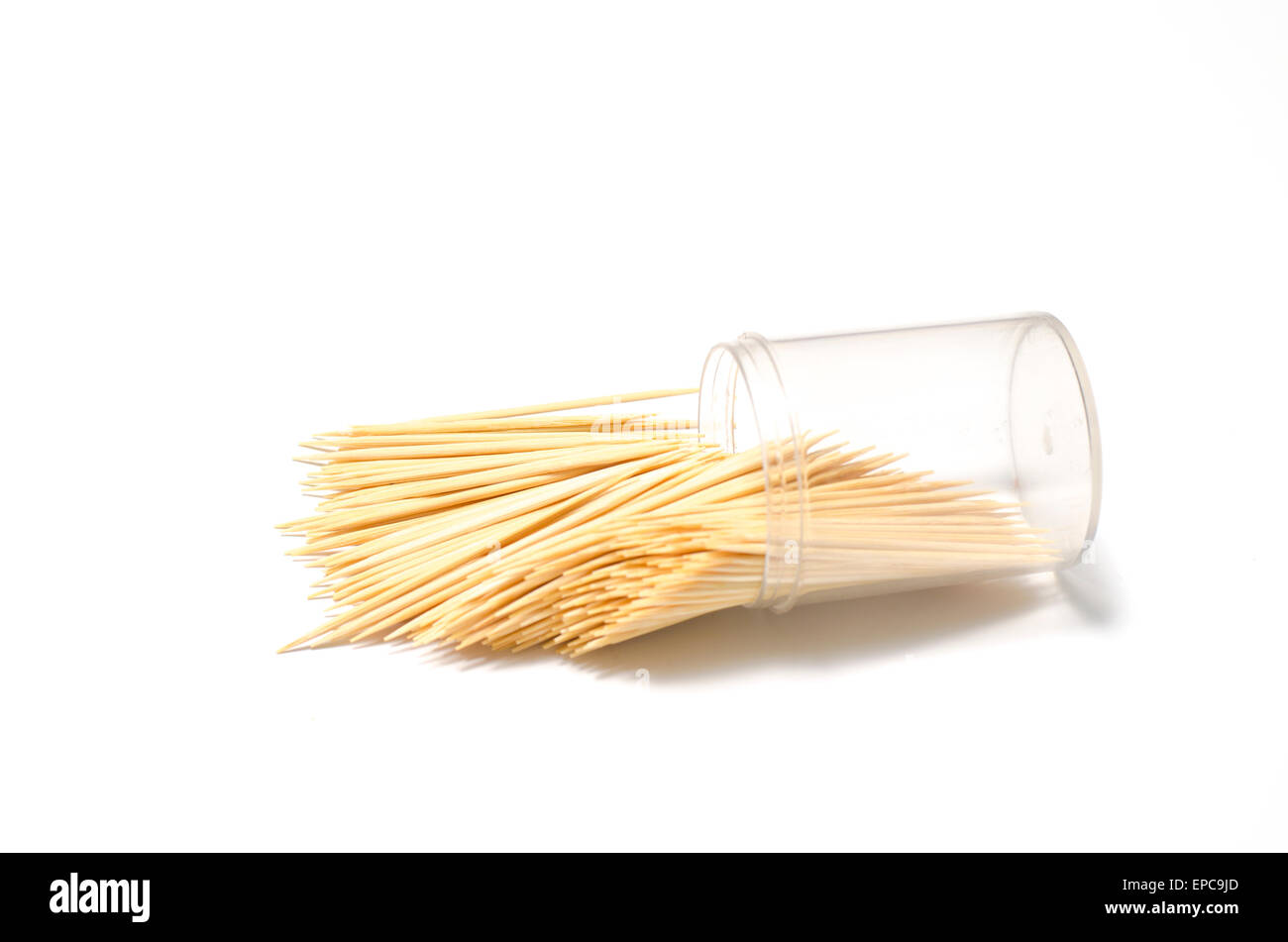 toothpicks on a white background Stock Photo - Alamy
