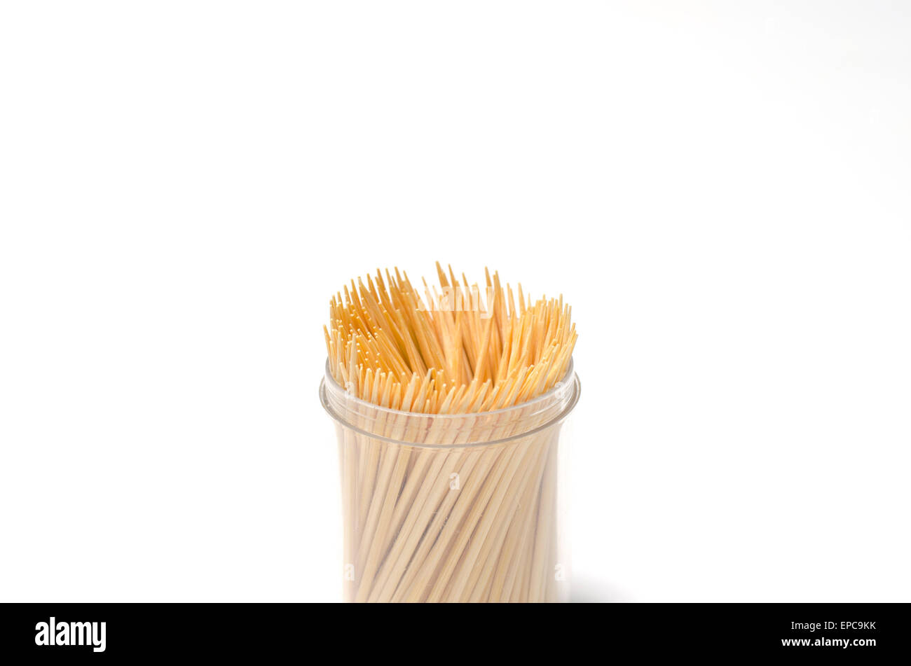 toothpicks on a white background Stock Photo - Alamy