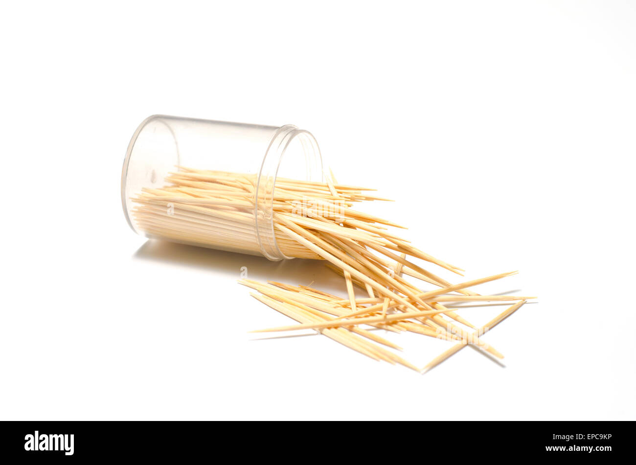 toothpicks on a white background Stock Photo - Alamy