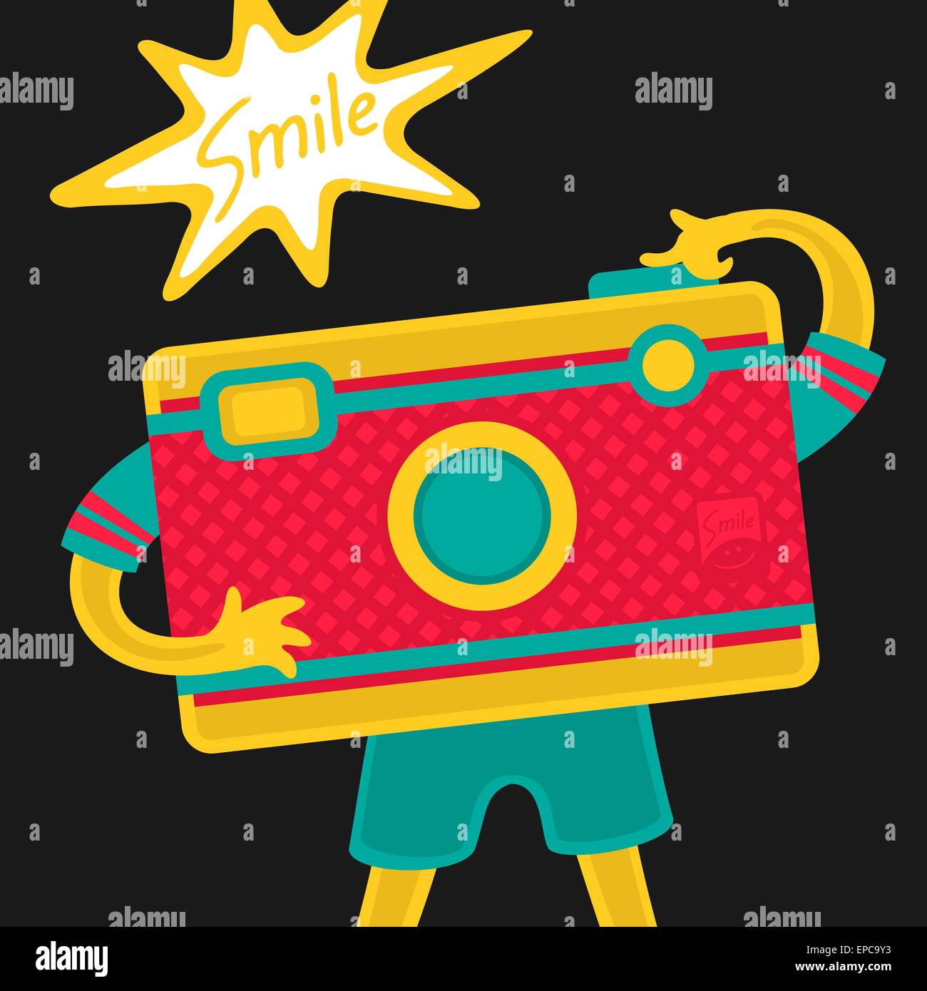 The Character Camera Stock Vector Image & Art - Alamy