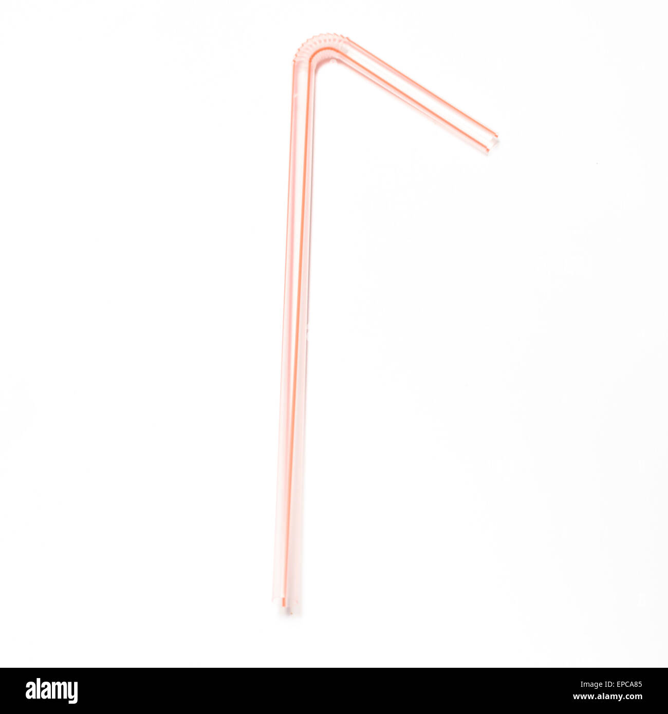 straw on a white background Stock Photo - Alamy