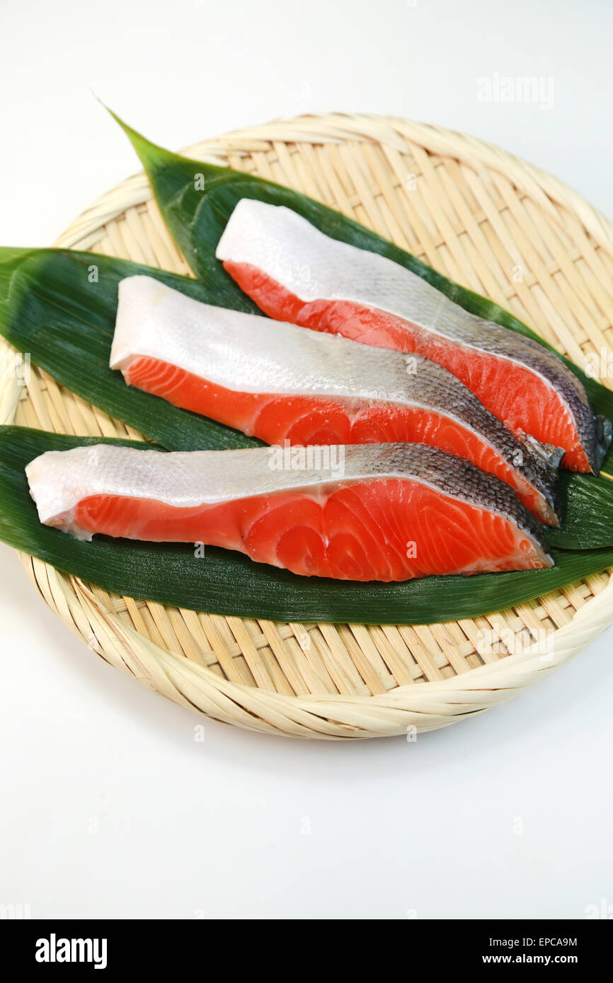 Fillet of salmon Stock Photo - Alamy