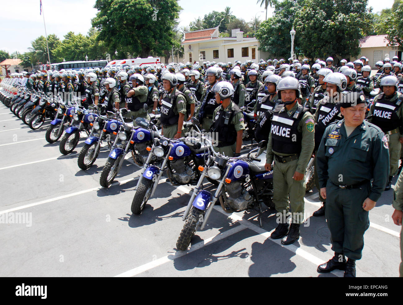 Cambodian police force hi-res stock photography and images - Alamy