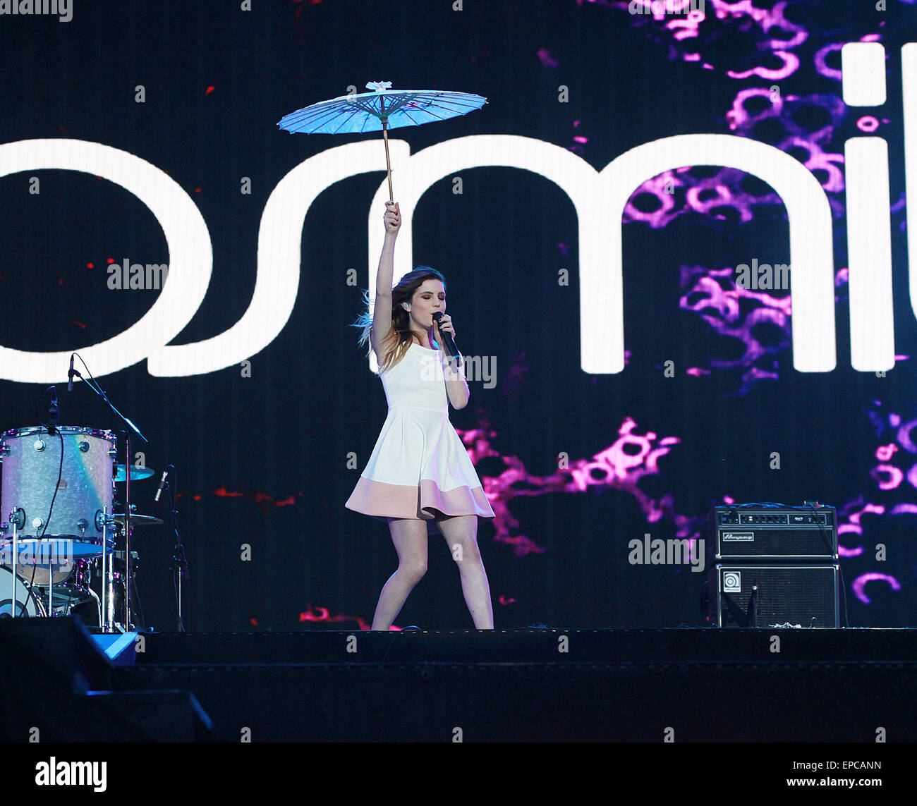 Las Vegas, Nevada, USA. 15th May, 2015. Sydney Sierota, lead singer of ...