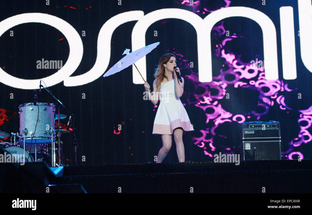 Las Vegas, Nevada, USA. 15th May, 2015. Sydney Sierota, lead singer of ...