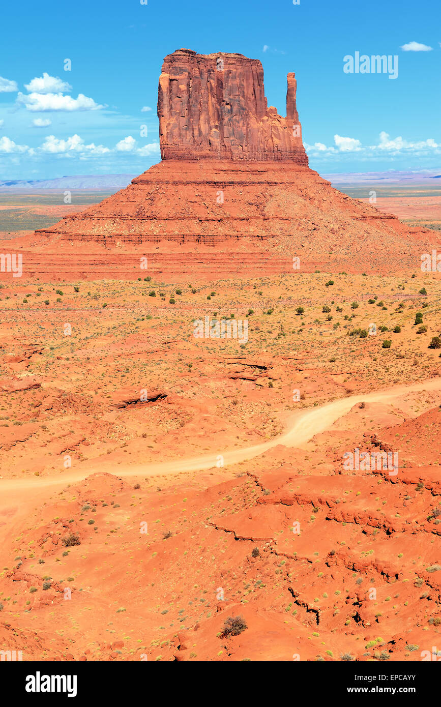 The unique landscape of Monument Valley, Utah, USA Stock Photo - Alamy