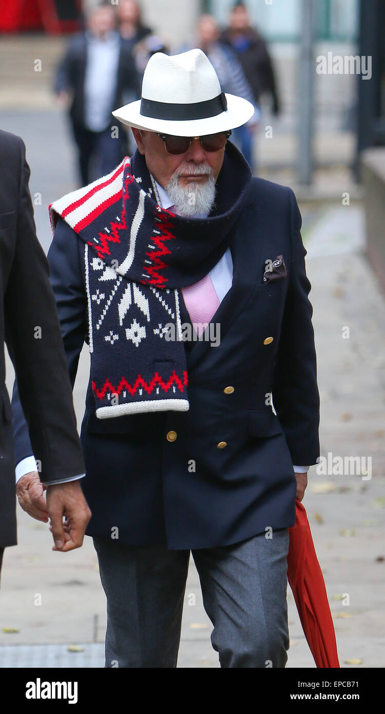 Paul Gadd aka Gary Glitter arrives at Southwark Crown Court for a case ...