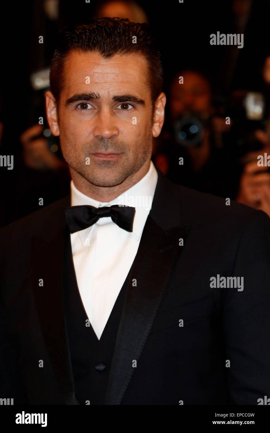 Colin farrell attends the lobster premiere hi-res stock photography and ...