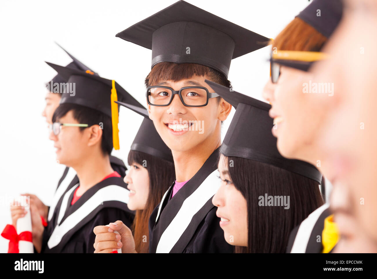 Asian graduates hi-res stock photography and images - Alamy