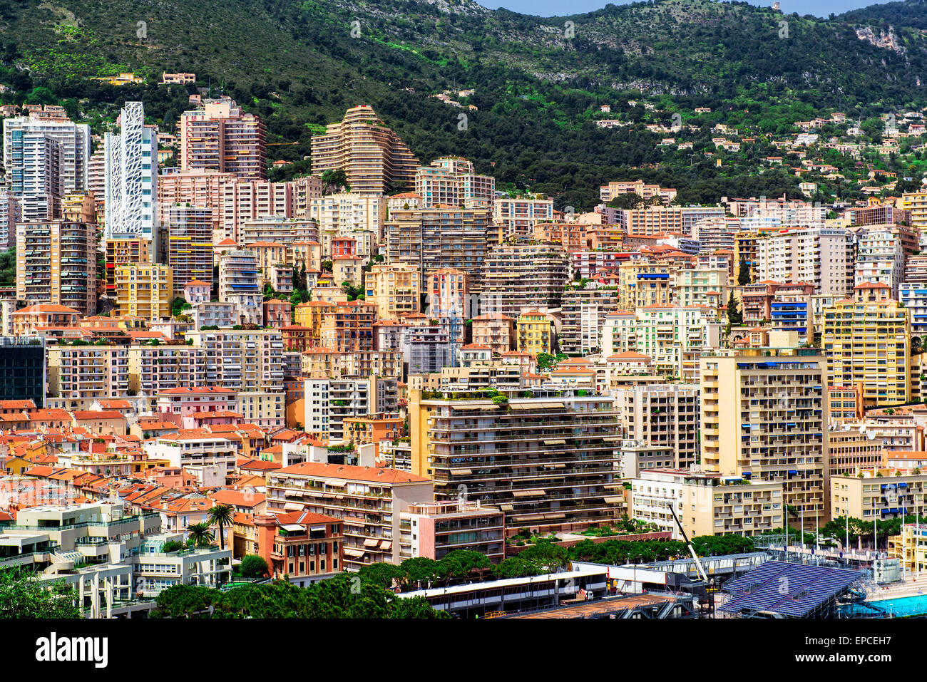 Typical architecture of Monaco Stock Photo - Alamy