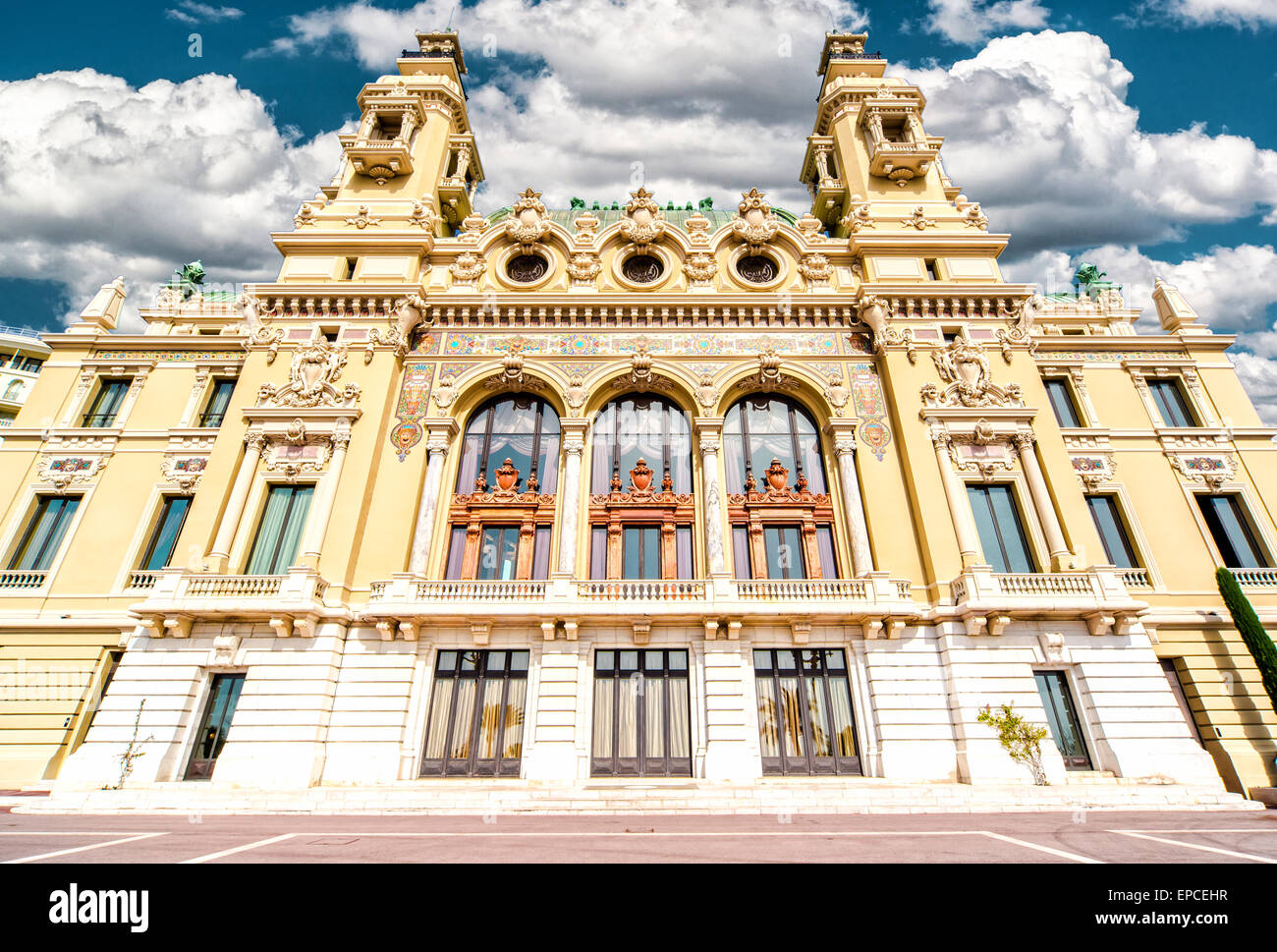 Facade of Monte-Carlo Casino and Opera House, Monaco Stock Photo - Alamy