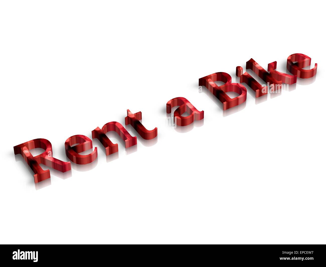 rent a car rent a bike Stock Photo - Alamy