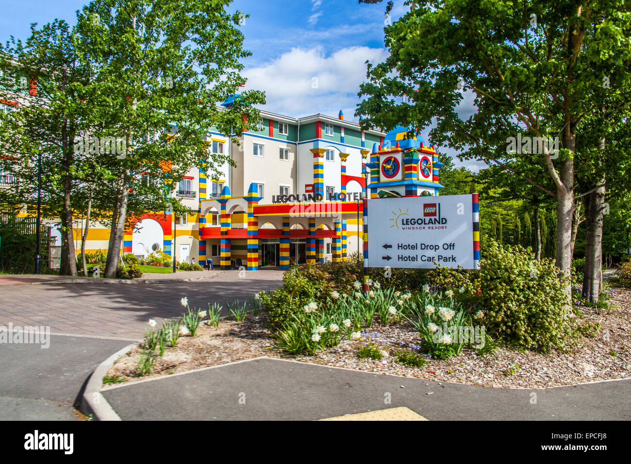 Legoland hotel, Legoland Windsor, London, England, United Kingdom Stock ...