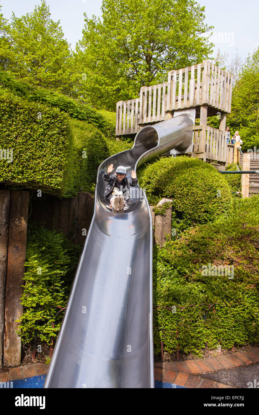 Going down the slide hi-res stock photography and images - Alamy