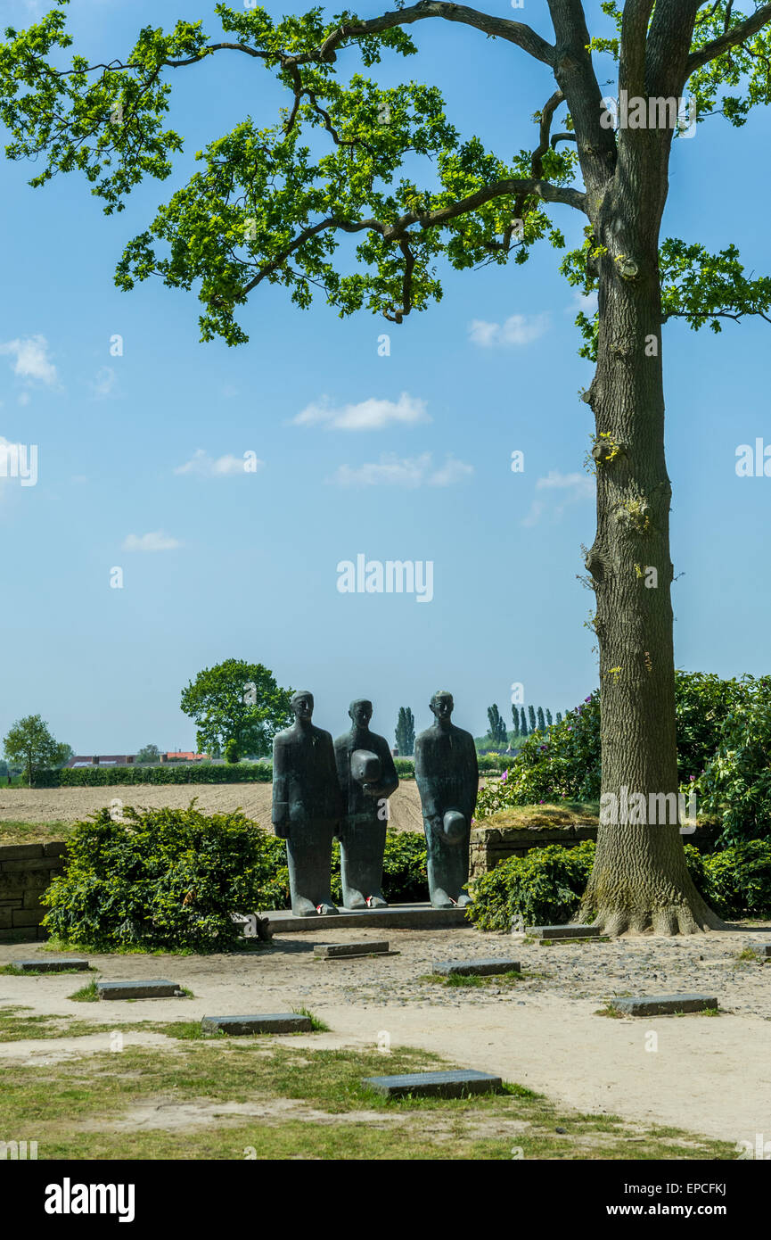 The First World War Langemark German Military Cemetery at West ...