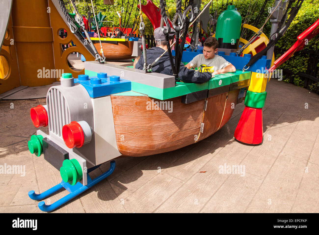 Balloon School ride Legoland, Windsor, London, England, United Kingdom ...