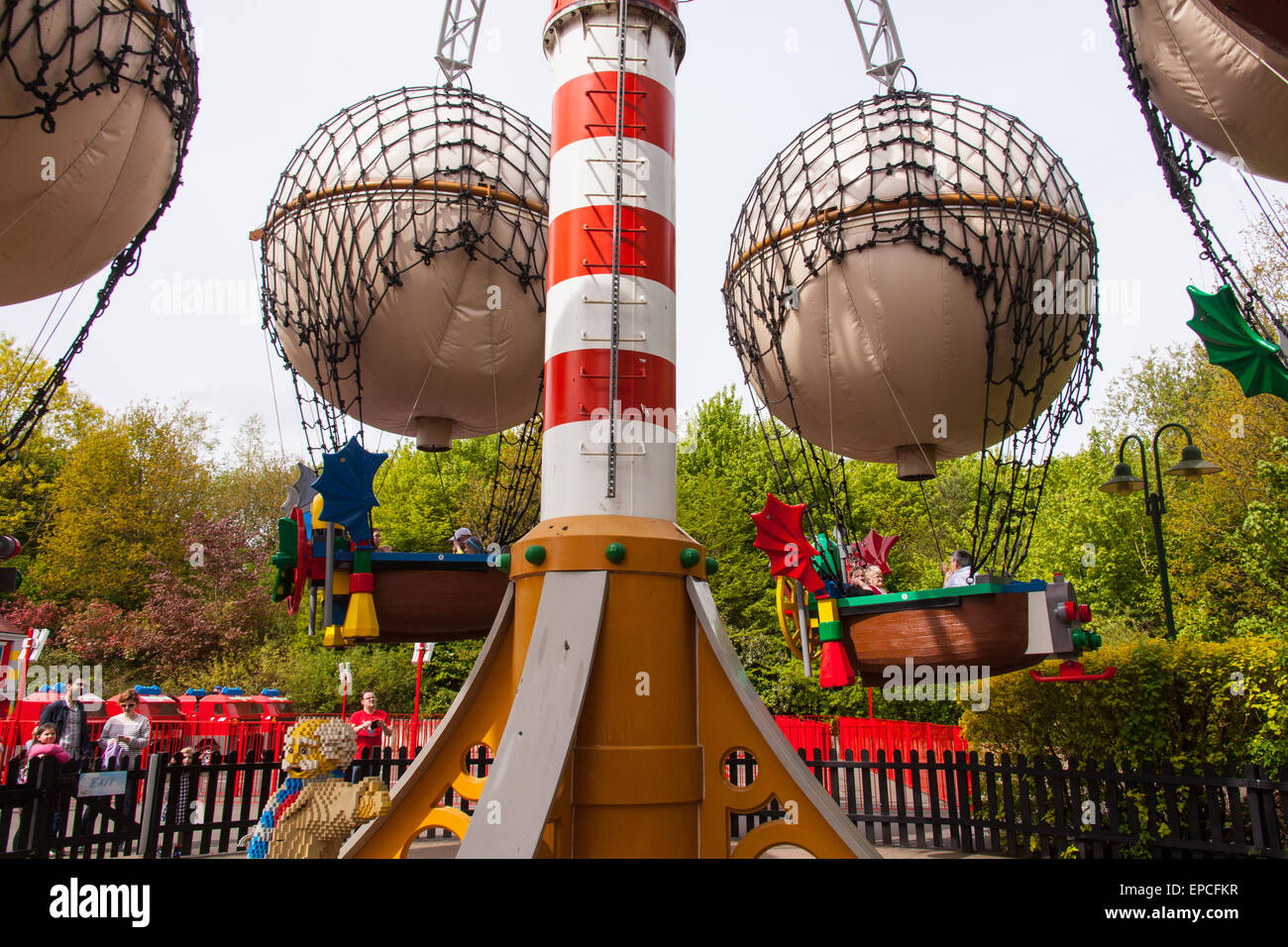 Balloon School ride Legoland, Windsor, London, England, United Kingdom ...