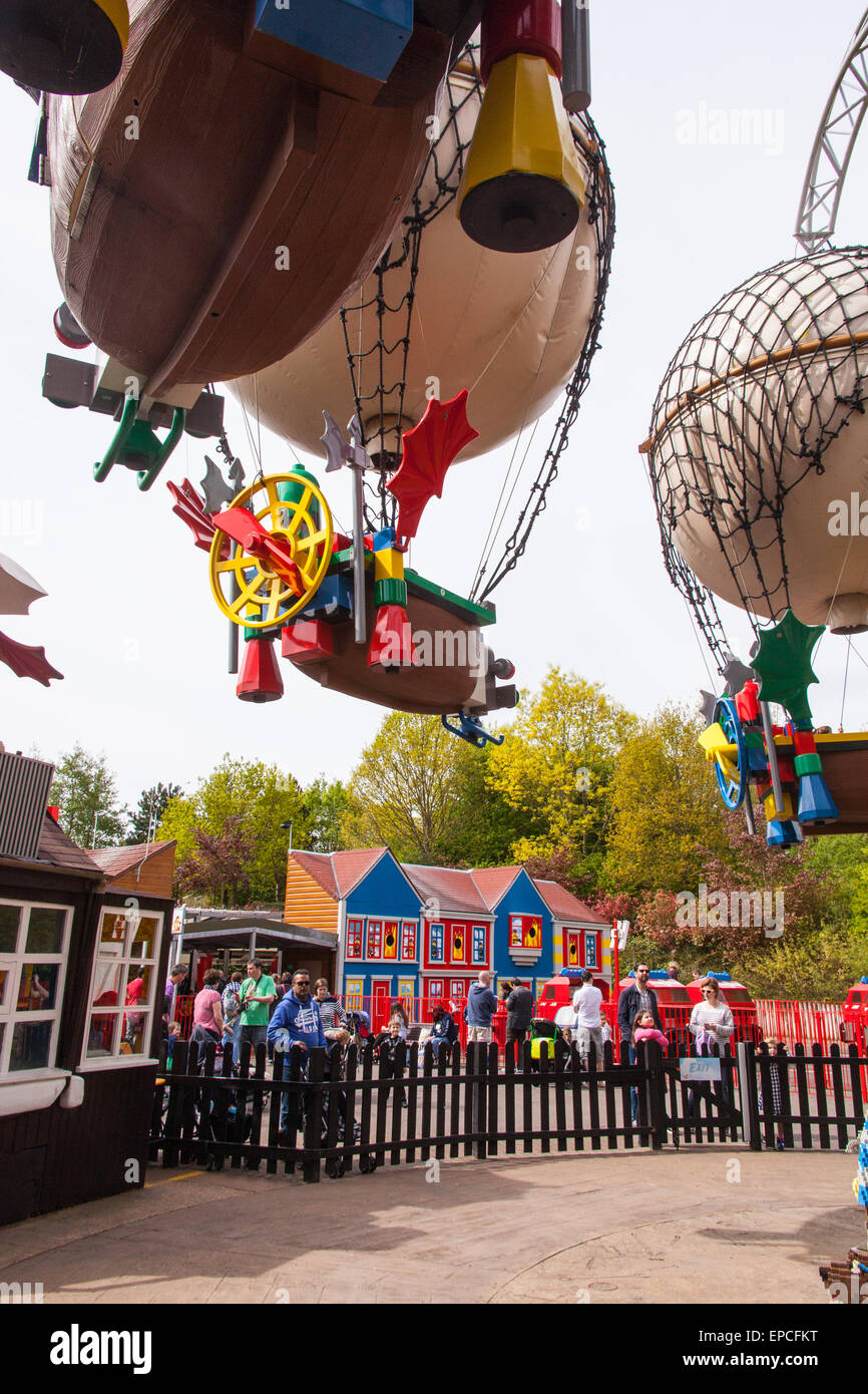 Balloon School ride Legoland, Windsor, London, England, United Kingdom ...