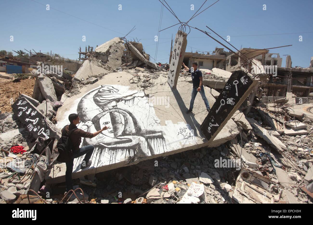 Gaza City, Gaza Strip, Palestinian Territory. 16th May, 2015. A ...