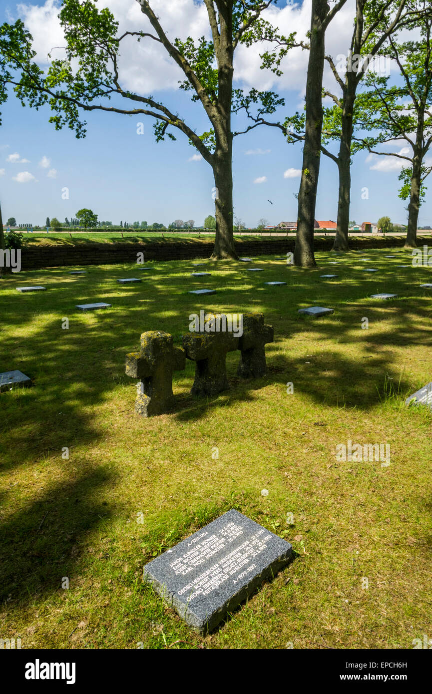 The First World War Langemark German Military Cemetery at West ...