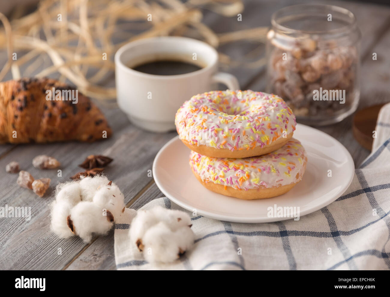 breakfast of coffee Stock Photo - Alamy