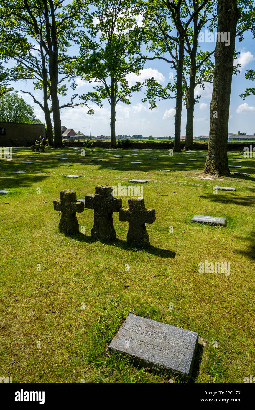 Langemark german war cemetery belgium hi-res stock photography and ...