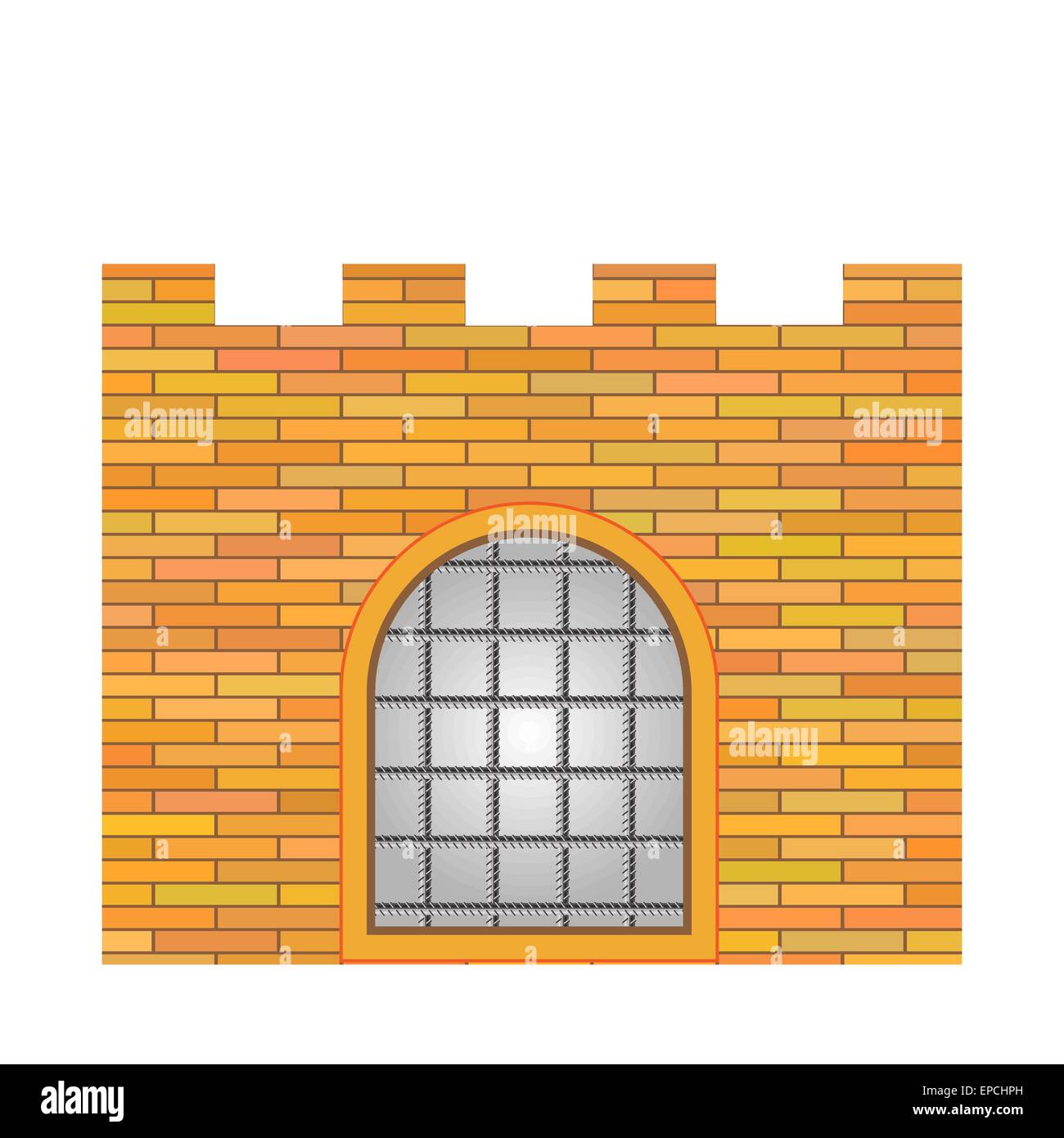 Medieval castle window abstract Stock Vector Images - Alamy