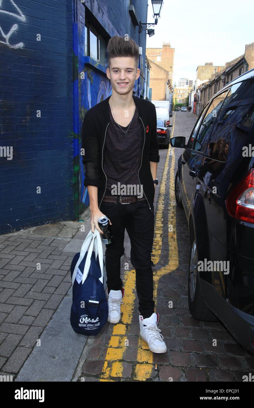 X Factor final contestants arrive at music studio rehearsals. Featuring ...