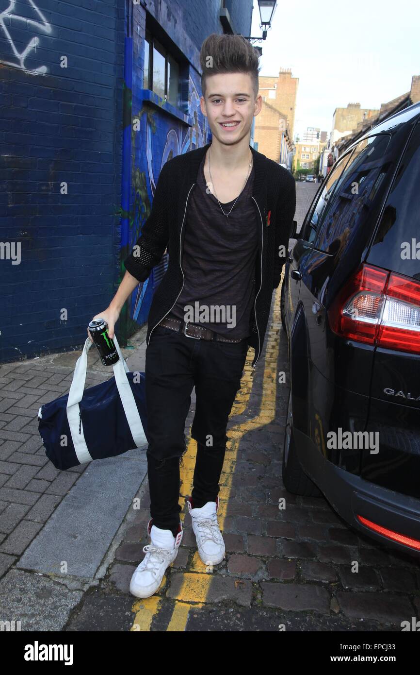 X Factor final contestants arrive at music studio rehearsals. Featuring ...