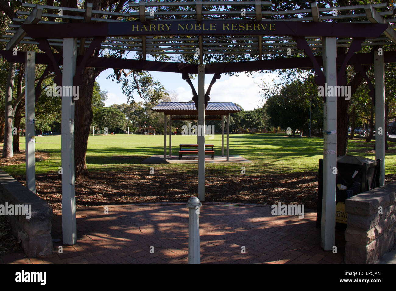 Harry Noble Reserve in Erskineville, Sydney Stock Photo - Alamy