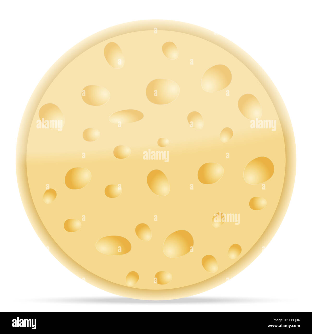 Cheese on a white background. Vector illustration Stock Photo - Alamy