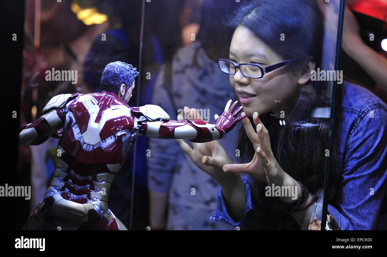Shanghai, China. 16th May, 2015. Comic fans during the First Comic ...