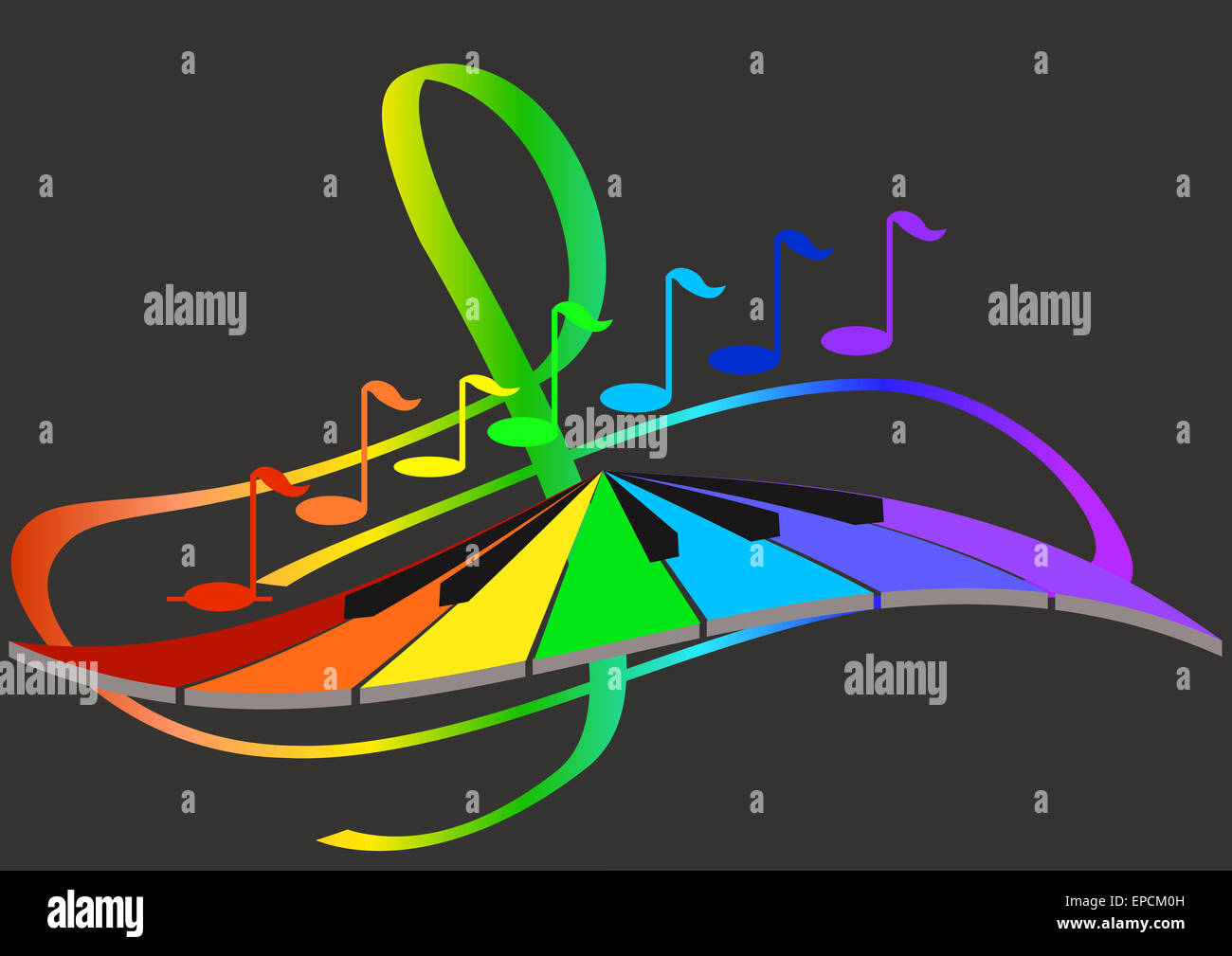 Treble clef notes hi-res stock photography and images - Alamy