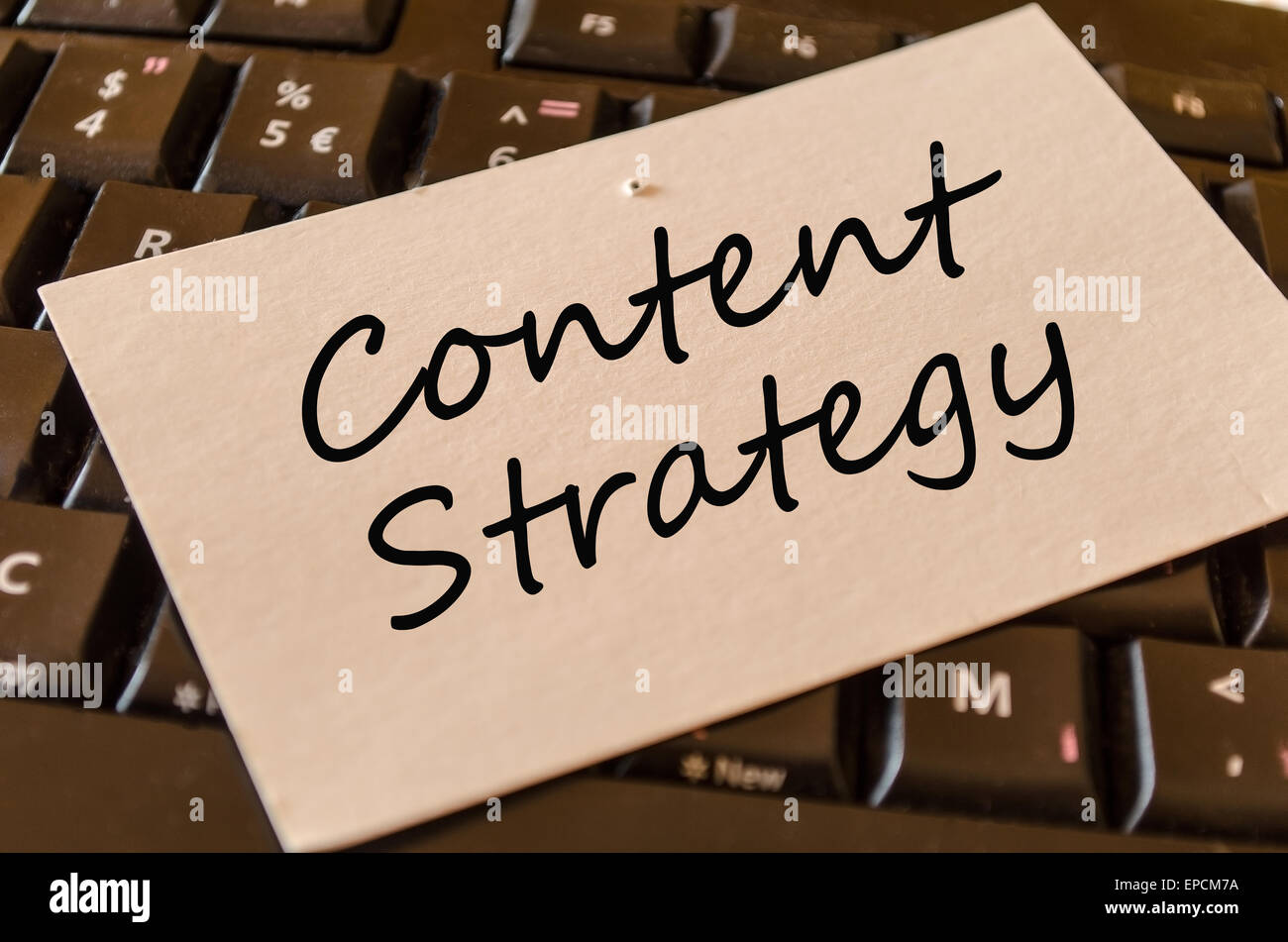 Handwriting text optimize content hi-res stock photography and images ...