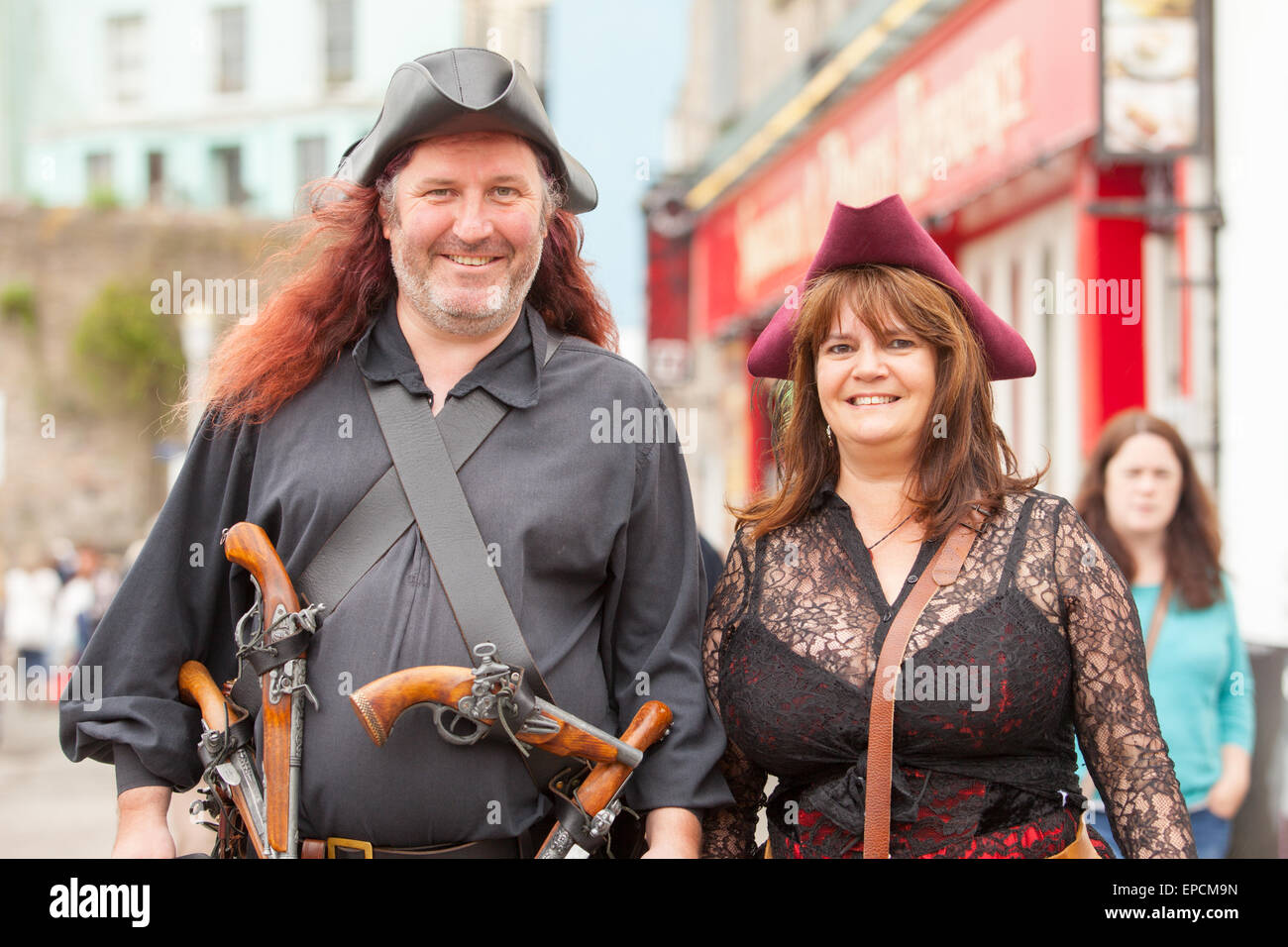 Pirate Weekend festival in Brixham, Torbay, Devon UK Stock Photo - Alamy