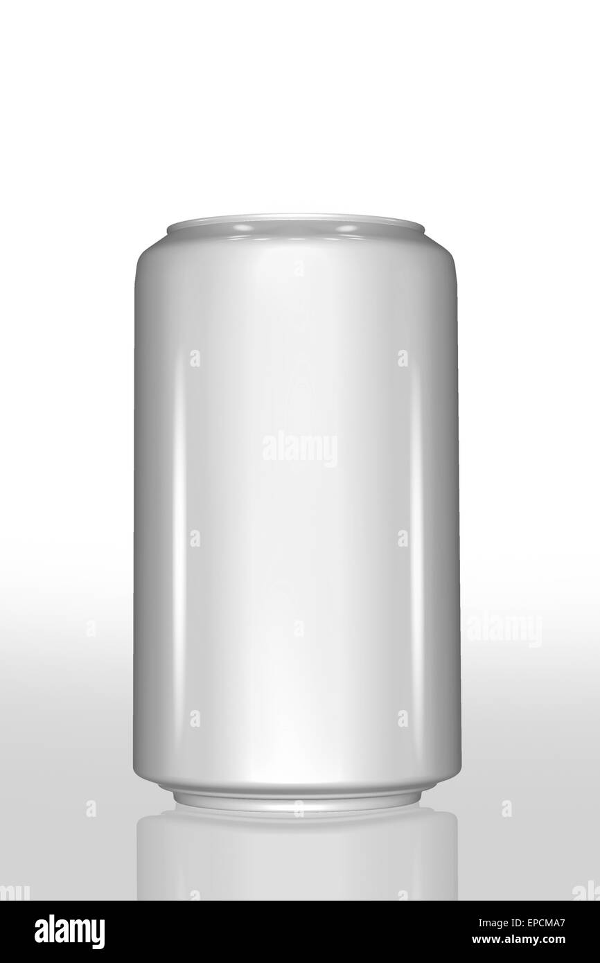 Illustration of aluminum can Stock Photo - Alamy