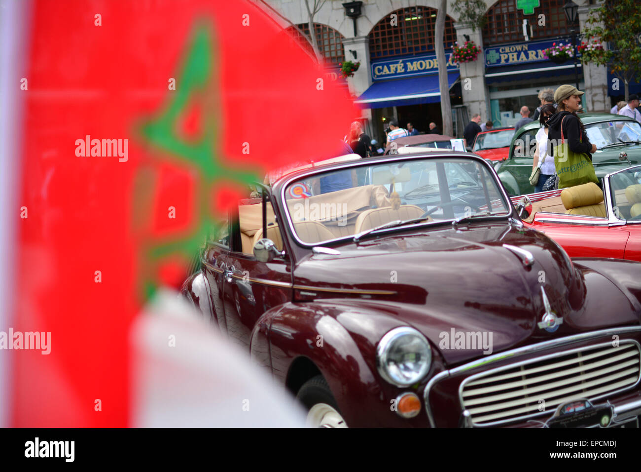 Gibraltar - 16th May 2015 - The annual Classic and Vontage Car rally ...