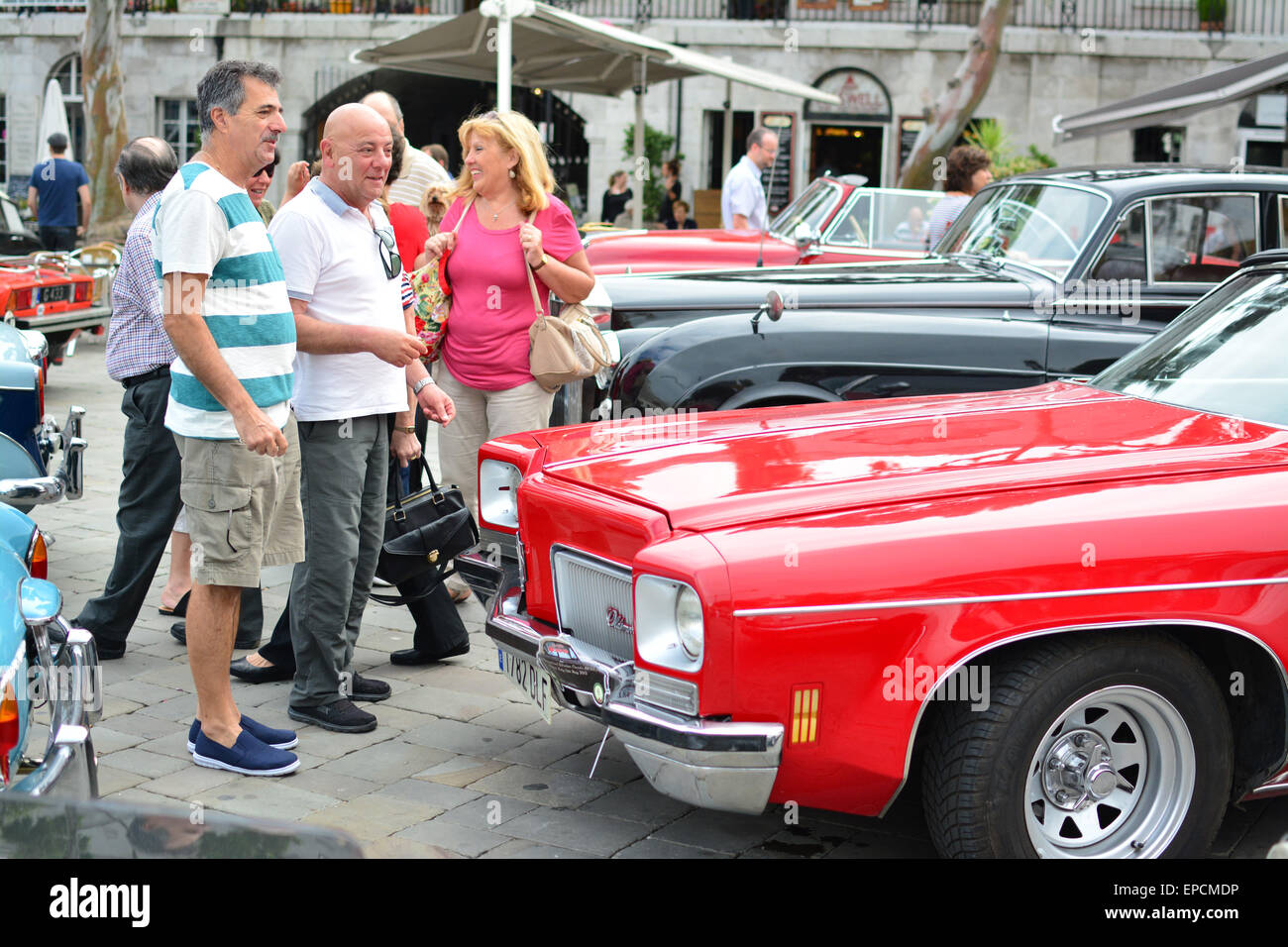 Gibraltar - 16th May 2015 - The annual Classic and Vontage Car rally ...