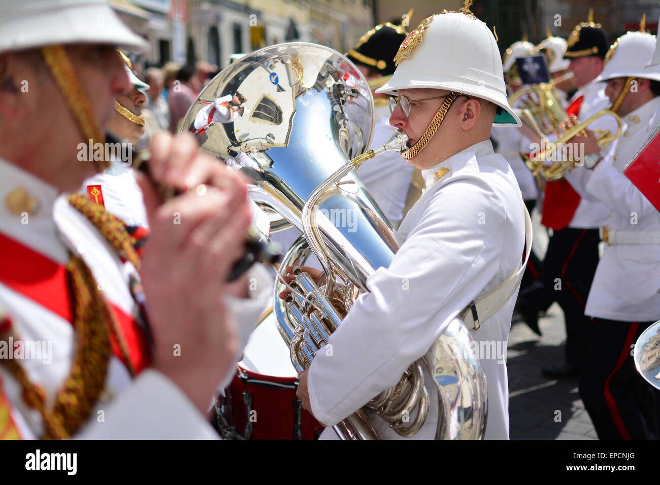 Gibraltar - 16th May 2015 - The Royal Gibraltar Regiment's B Company ...
