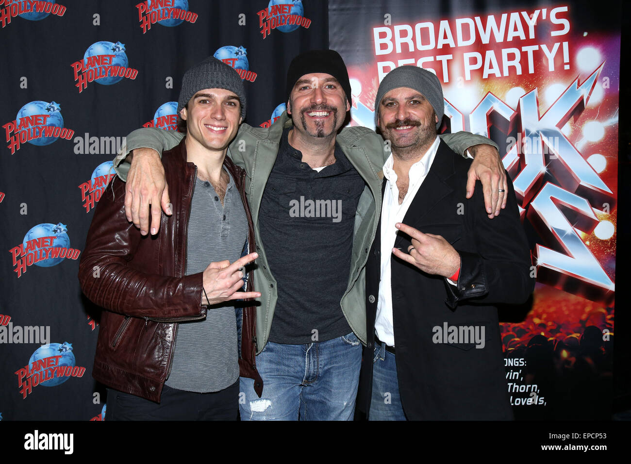 Broadway's Rock Of Ages cast change party held at Planet Hollywood ...
